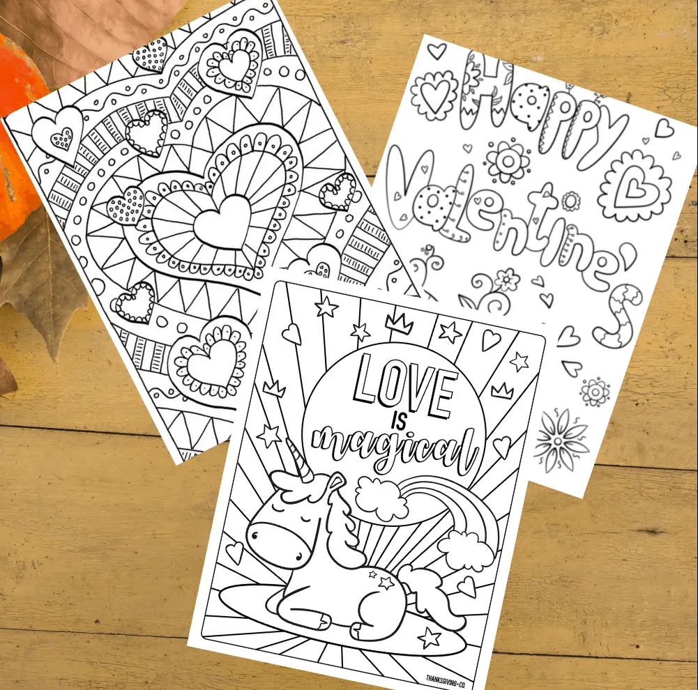 Fun Free Valentine's Coloring Pages - My Amusing Adventures
